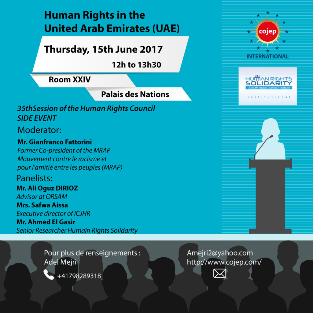Human Rights in United Arab Emirates - Cojep International